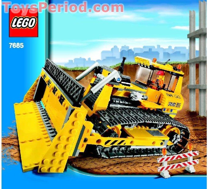 LEGO 7685 Dozer Instructions and Parts List