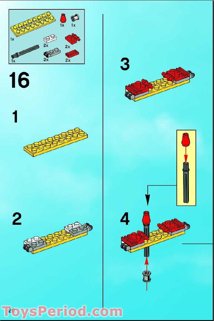 LEGO 7712 Supernova Instructions and Parts List