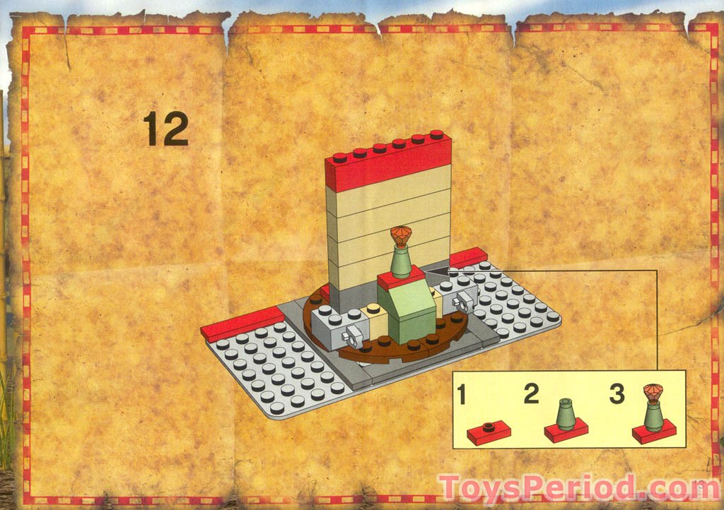 LEGO 7413 Passage of Jun-Chi Instructions and Parts List