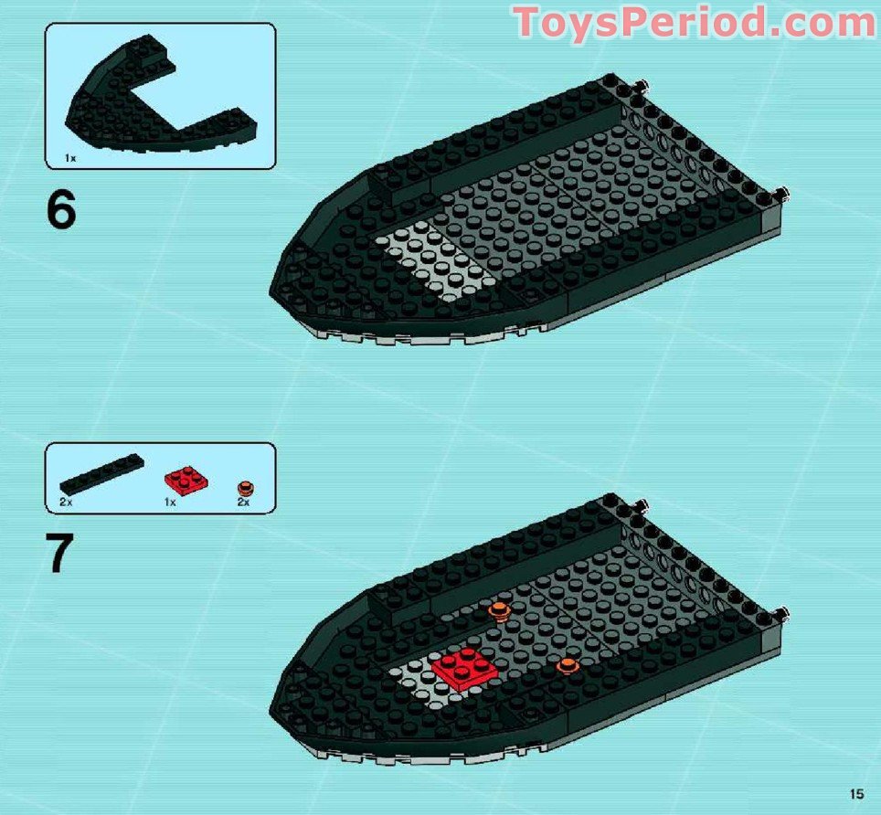 LEGO 8636 Mission 7: Deep Sea Quest Instructions and Parts List