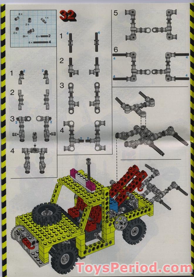 LEGO 8846 Tow Truck Instructions and Parts List