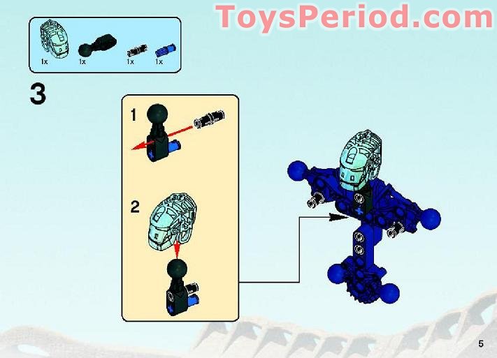 LEGO 8988 Gelu Instructions and Parts List