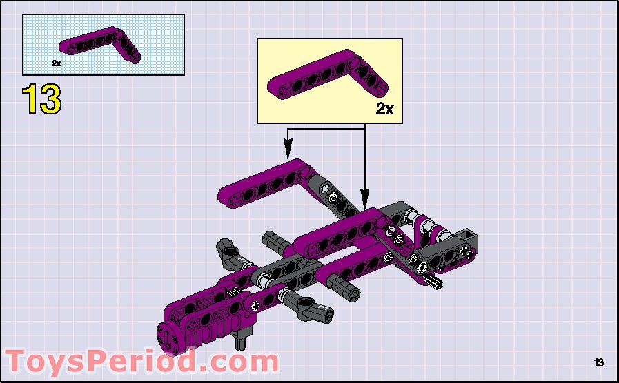 LEGO 8268 Scorpion Attack Instructions and Parts List