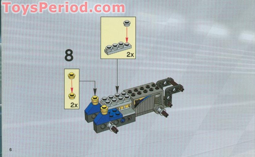 LEGO 8383 Nitro Terminator Instructions and Parts List