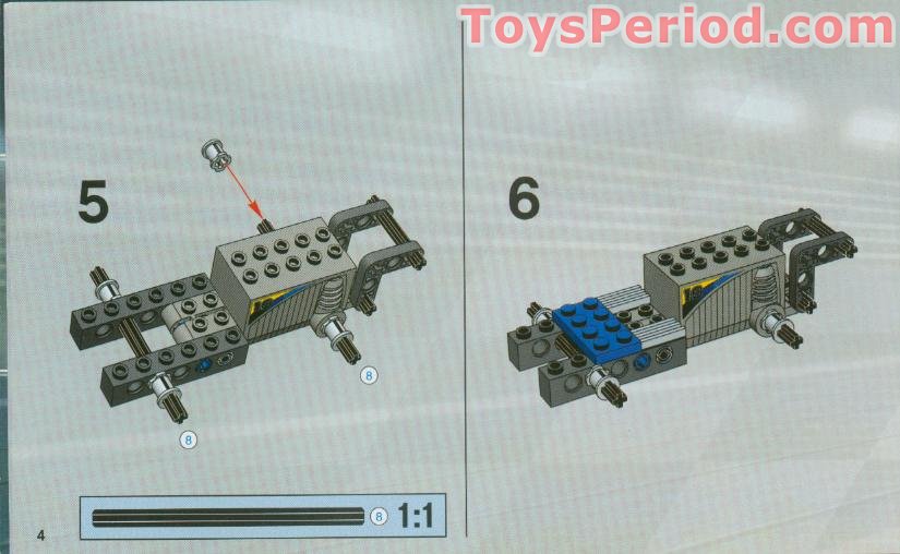 LEGO 8383 Nitro Terminator Instructions and Parts List
