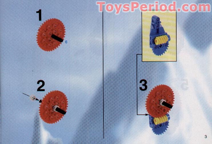 LEGO 8501 Ice Slizer Instructions and Parts List