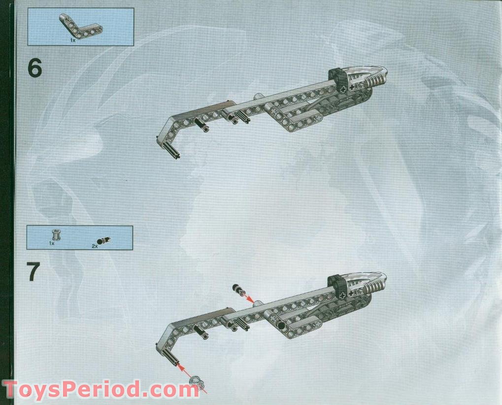 LEGO 8594 Jaller and Gukko Instructions and Parts List