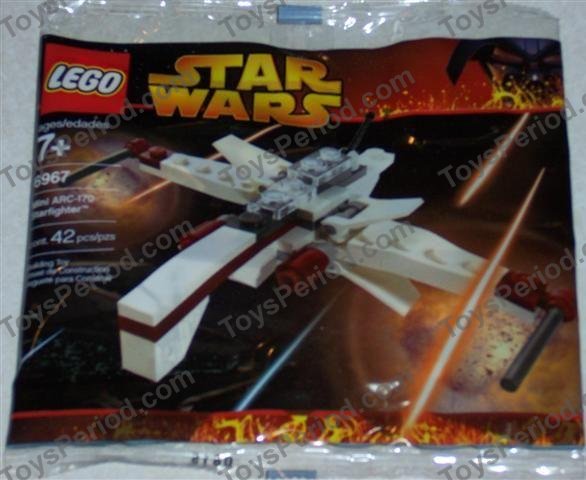 LEGO 6967-1 ARC-170 Starfighter - Mini Instructions and Parts List