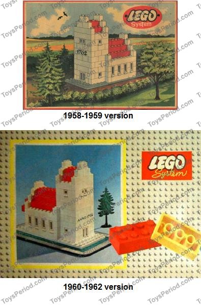 LEGO 309-2 Church Instructions and Parts List