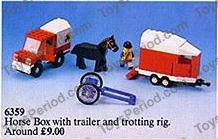 LEGO 6359 Horse Trailer Instructions and Parts List