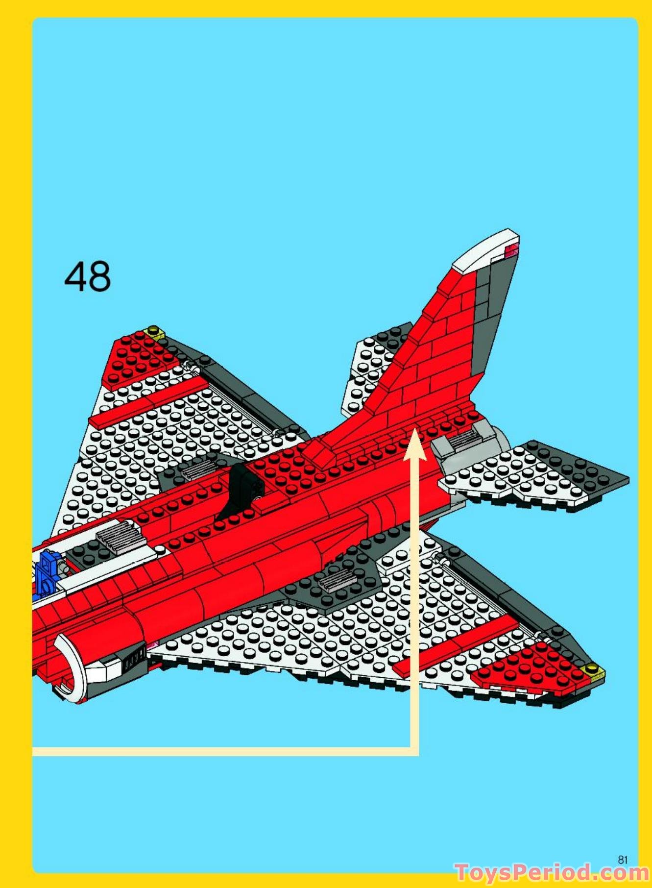 LEGO 5892 Sonic Boom Instructions and Parts List