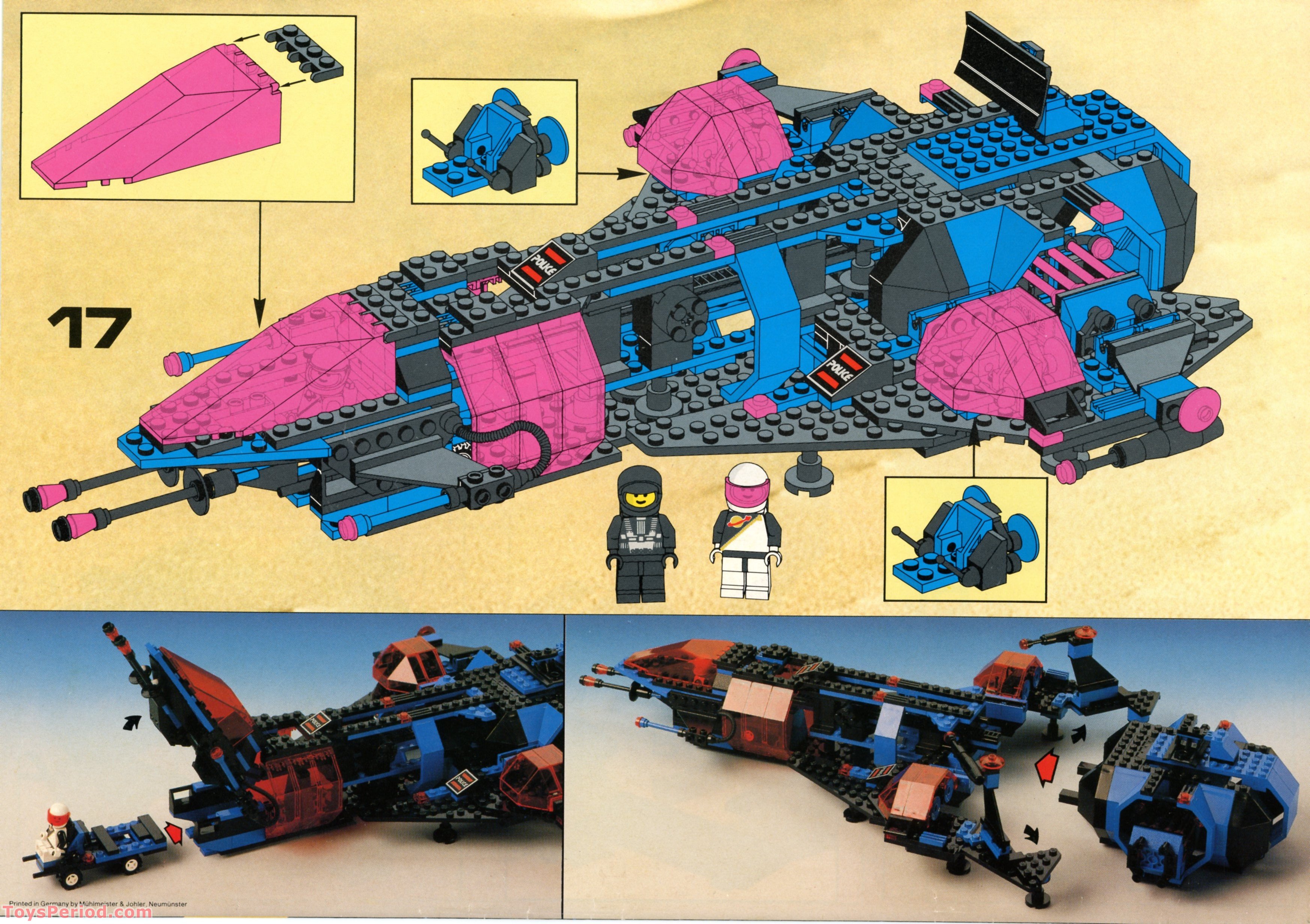 LEGO 6986 Mission Commander Instructions and Parts List