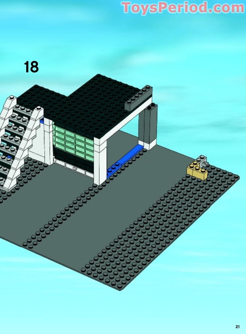 LEGO 7498 Police Station Instructions and Parts List
