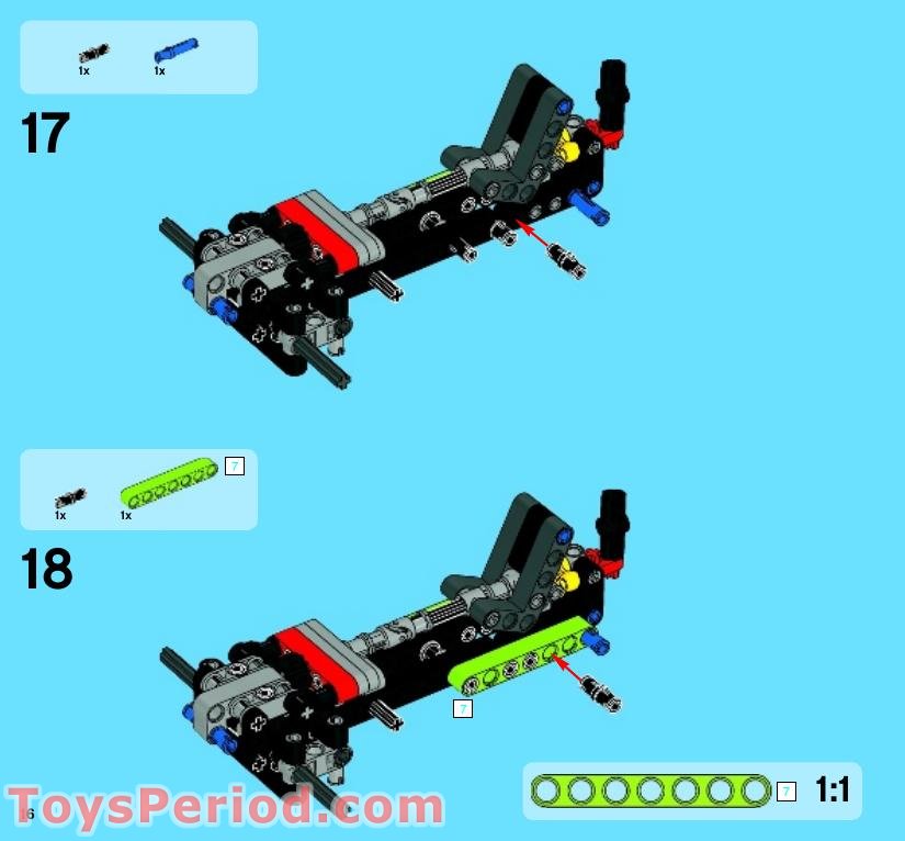 LEGO 9393 Tractor Instructions and Parts List