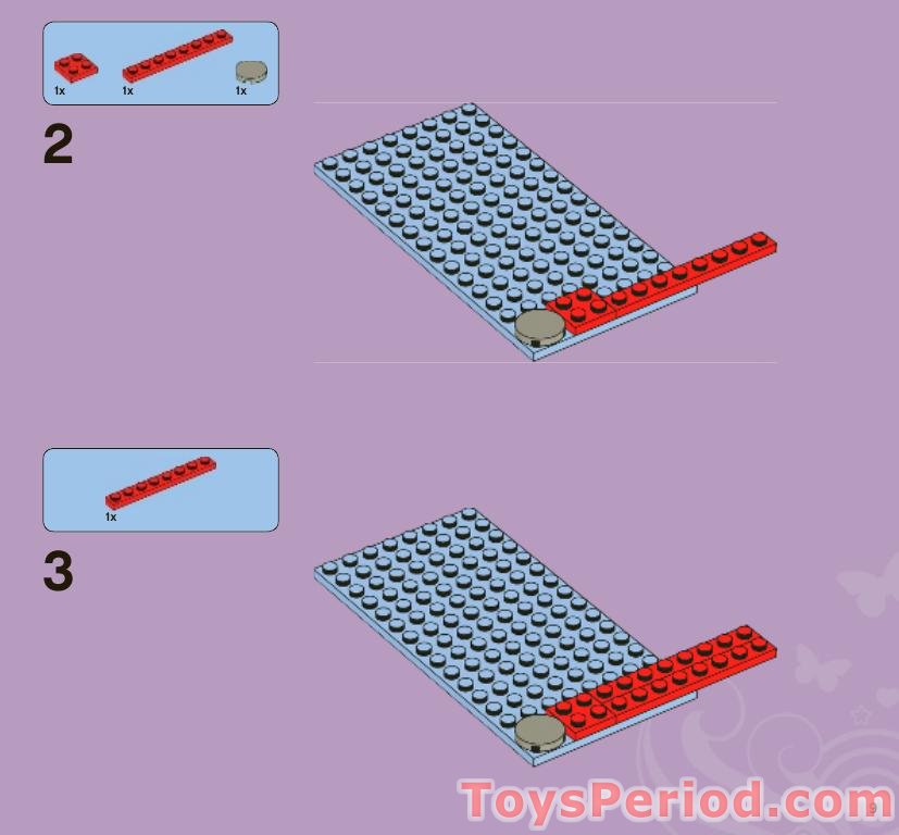 LEGO 3061 City Park Cafe Instructions and Parts List