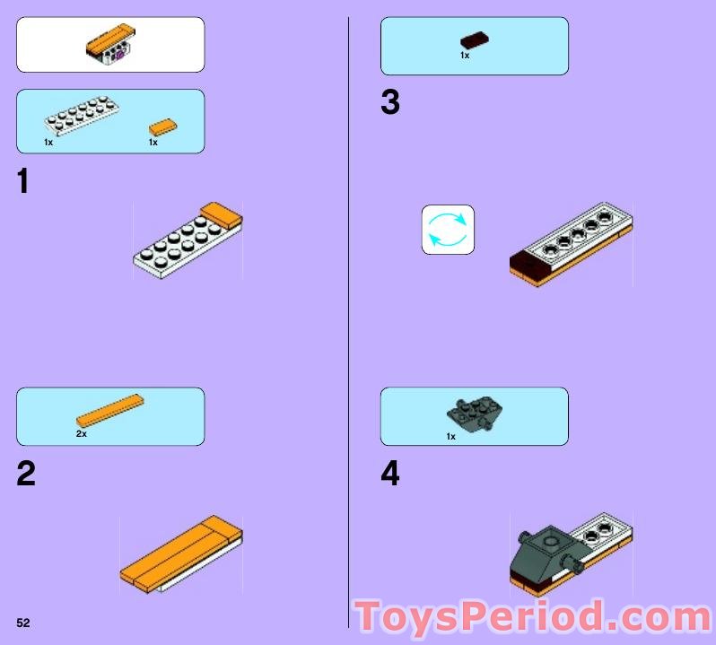 LEGO 41008 Heartlake City Pool Instructions and Parts List