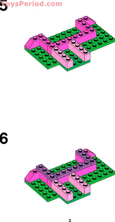 LEGO 4625 LEGO Pink Brick Box Instructions and Parts List