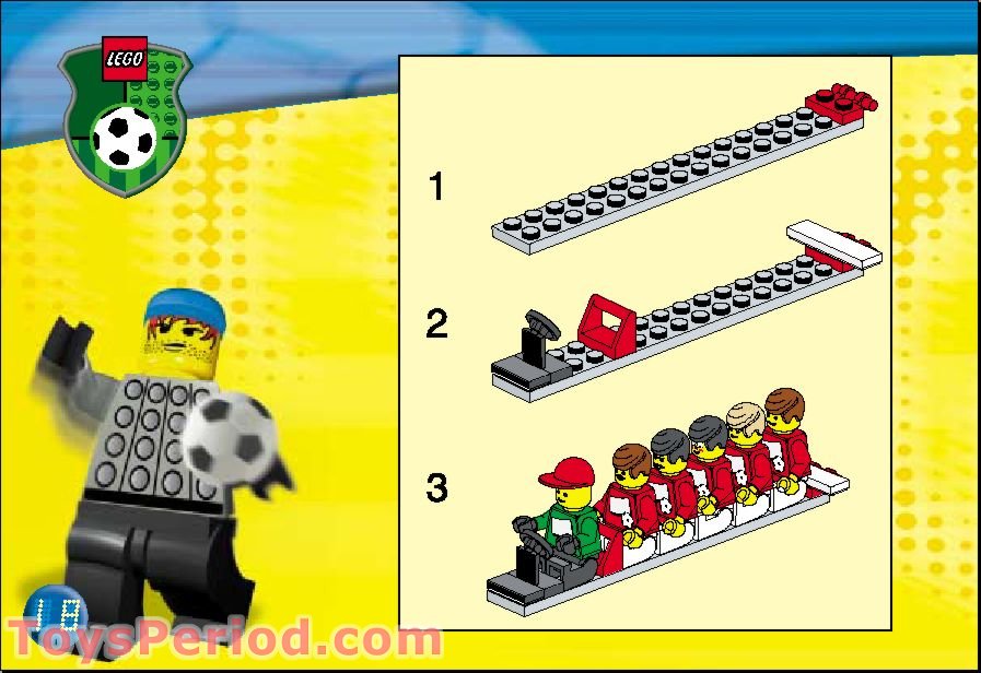 LEGO 3407 Red Bus Instructions and Parts List