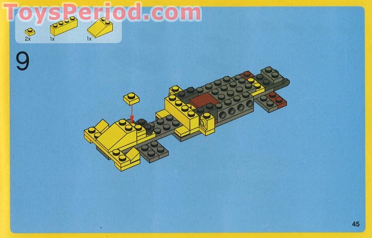 LEGO 4939 Cool Cars Instructions and Parts List