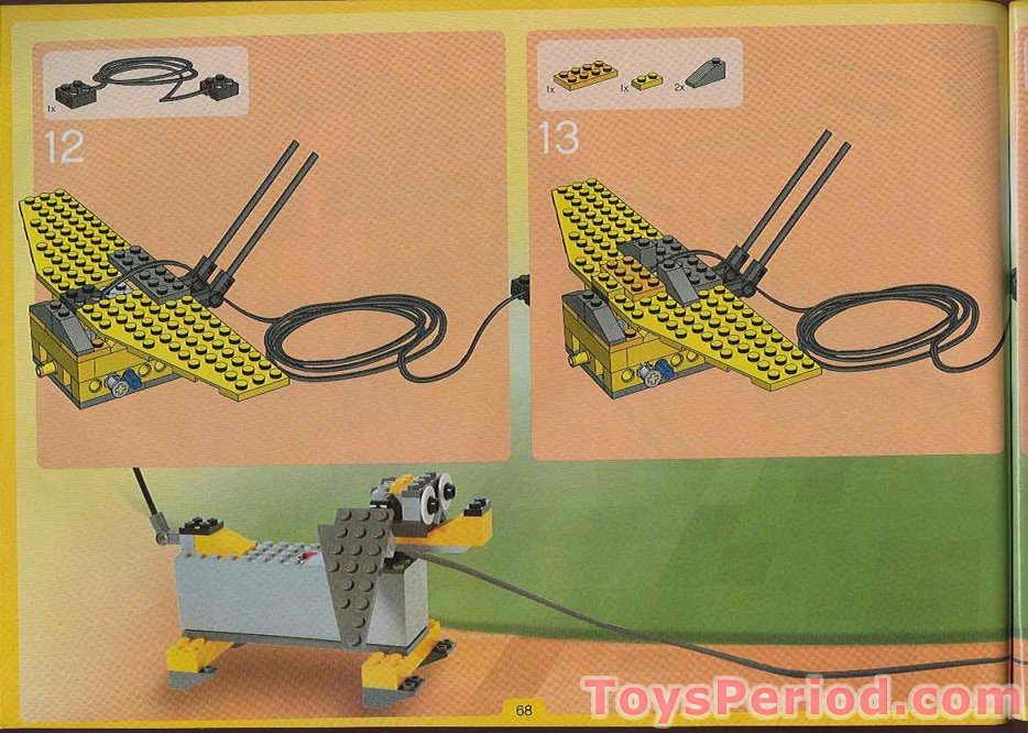 LEGO 4094 Motor Movers Instructions and Parts List