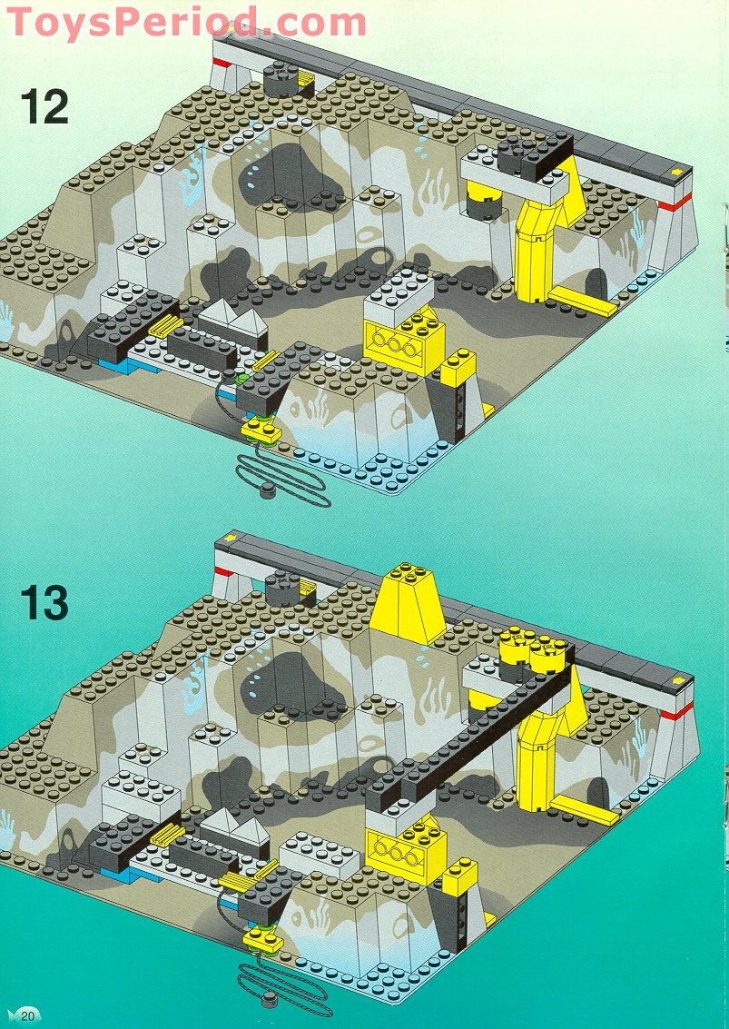 LEGO 6199 Hydro Crystalization Station Instructions and Parts List