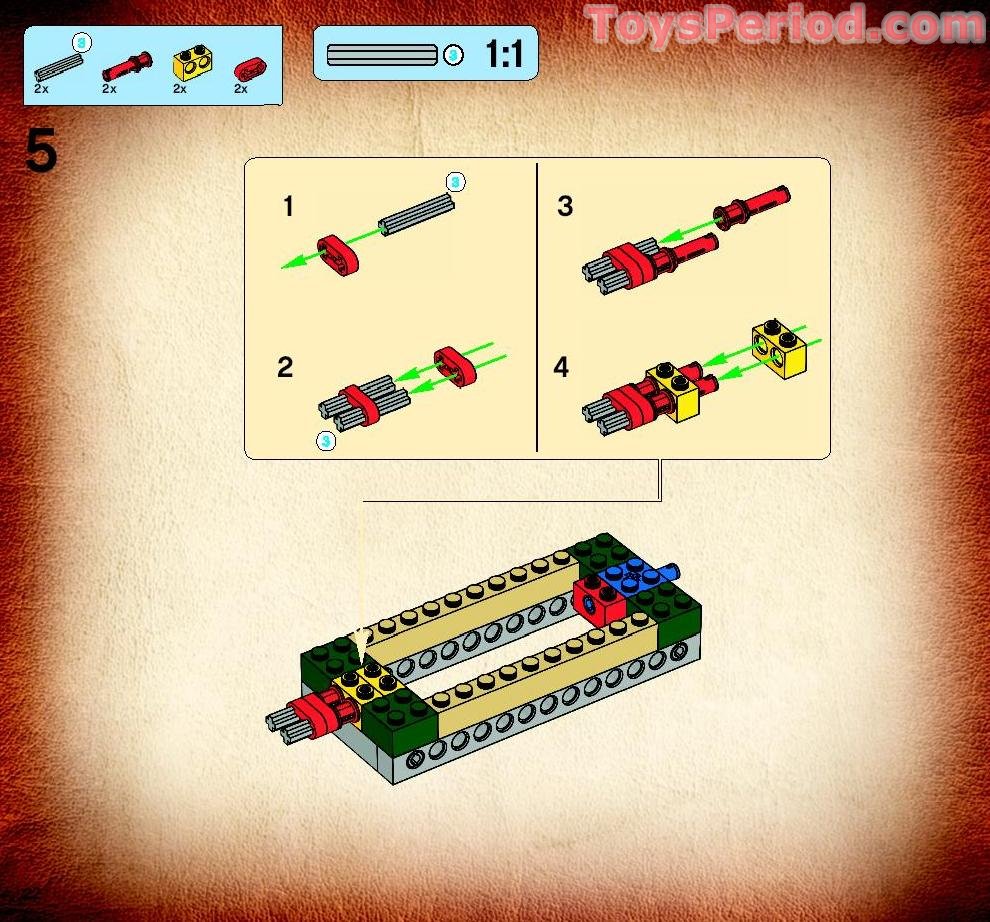 LEGO 7626 Jungle Cutter Instructions and Parts List