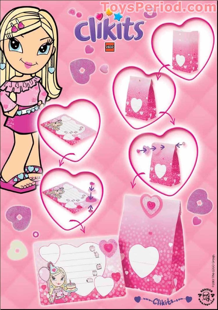 LEGO 7522 Let's Party Instructions and Parts List