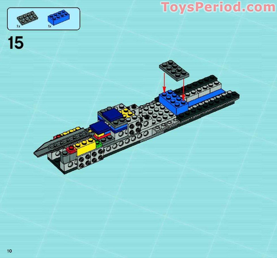 LEGO 8636 Mission 7: Deep Sea Quest Instructions and Parts List