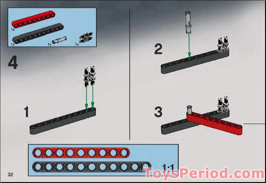 LEGO 8645 Muscle Slammer Bike Instructions and Parts List