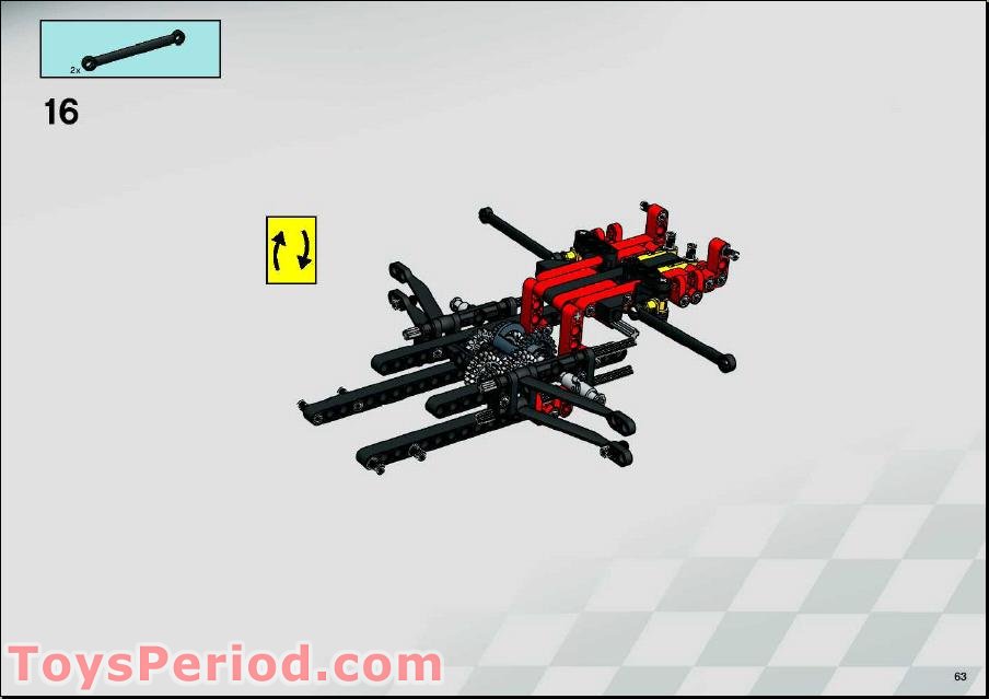 LEGO 8674 Ferrari F1 Racer 1:8 Instructions and Parts List