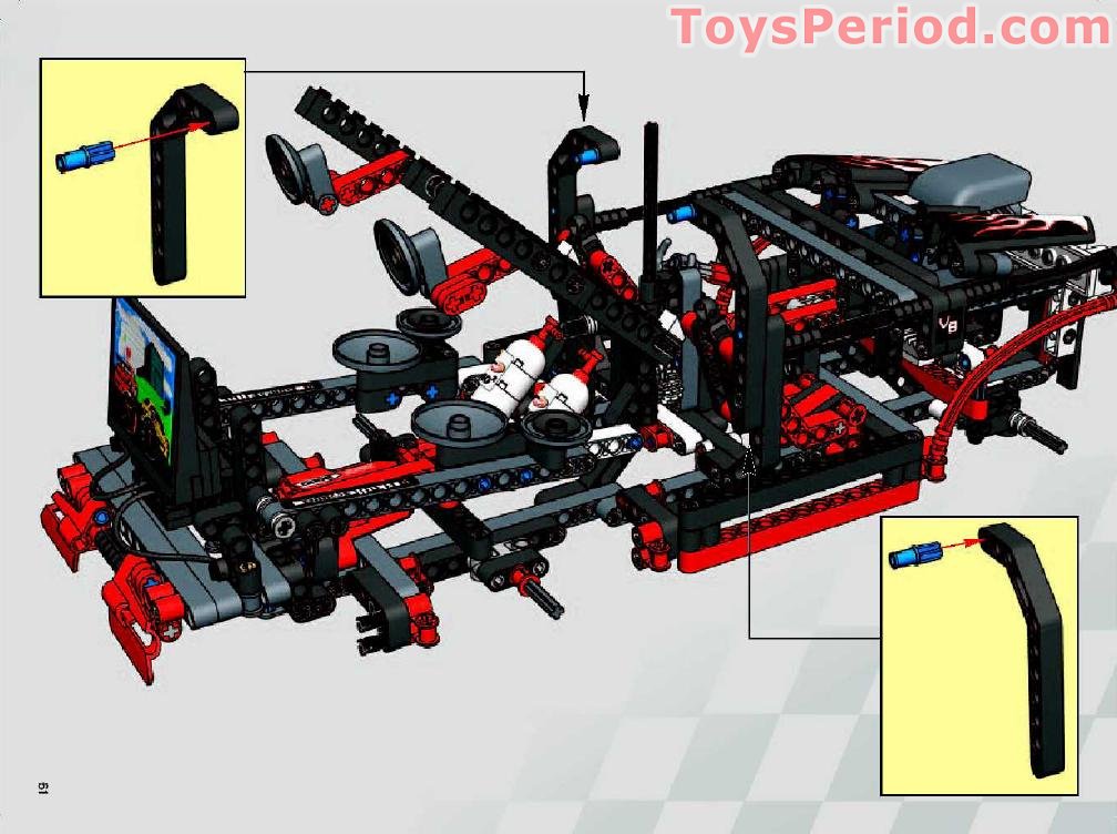LEGO 8682 Nitro Intimidator Instructions and Parts List