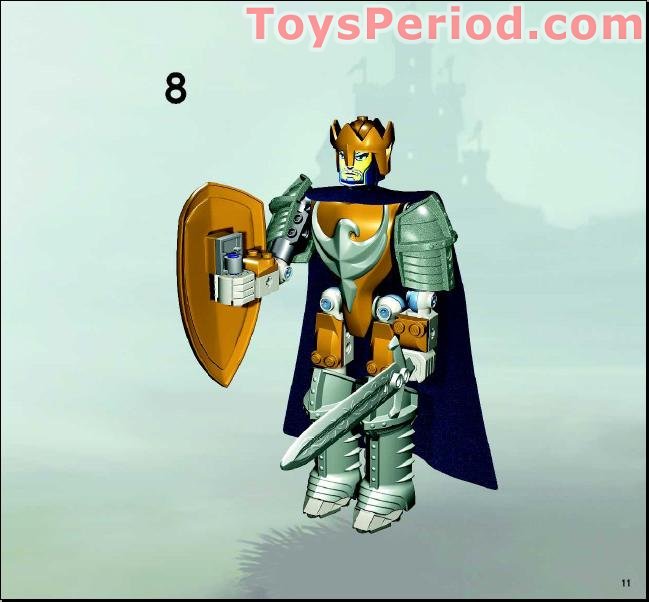LEGO 8701 King Jayko Instructions and Parts List