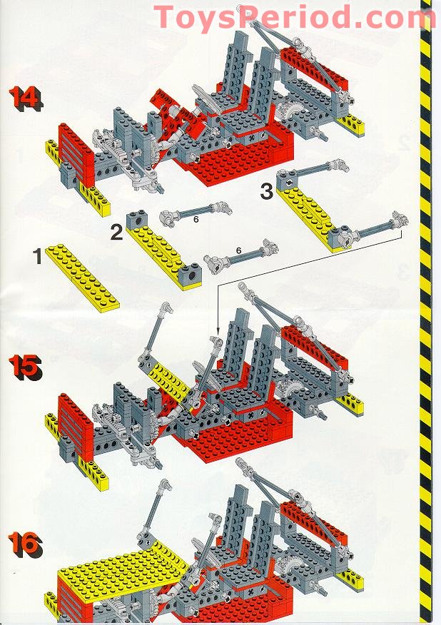 LEGO 8848 Power Truck Instructions and Parts List