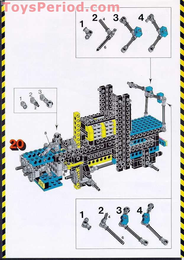 LEGO 8859 Tractor Instructions and Parts List