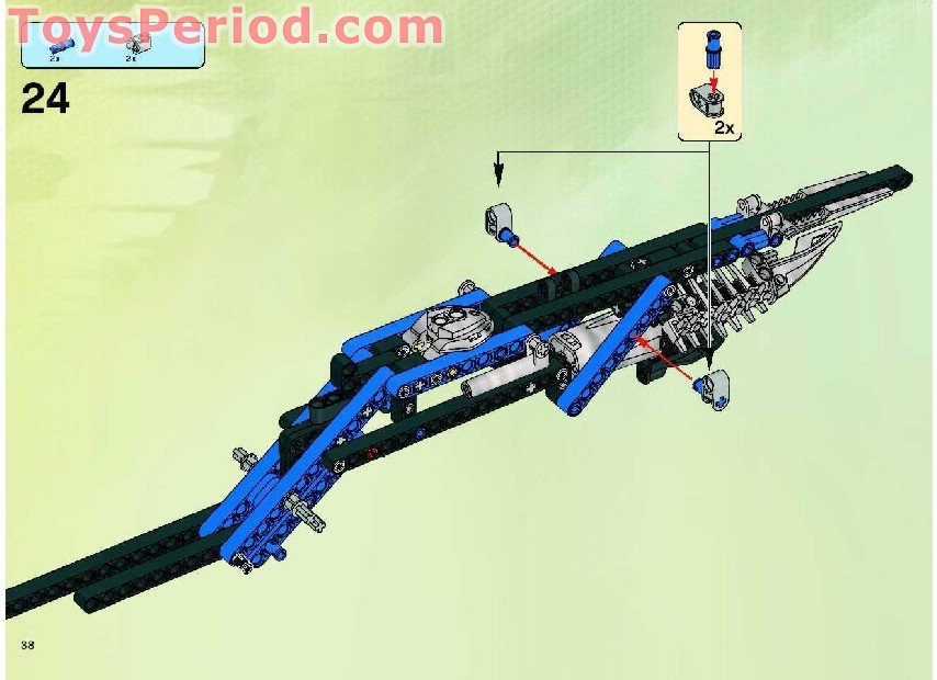 LEGO 8942-1 Jetrax T6 Instructions and Parts List