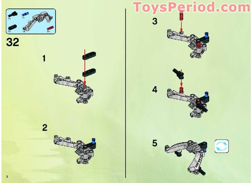 LEGO 8942-1 Jetrax T6 Instructions and Parts List