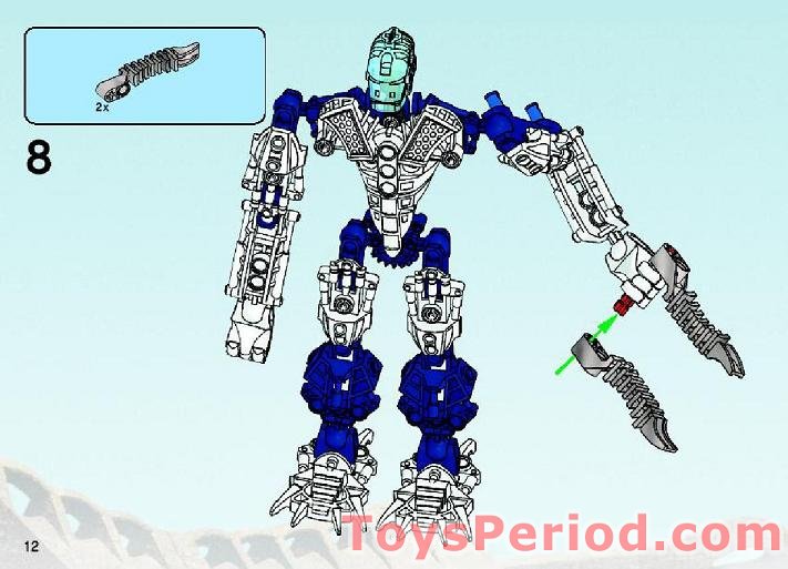 LEGO 8988 Gelu Instructions and Parts List