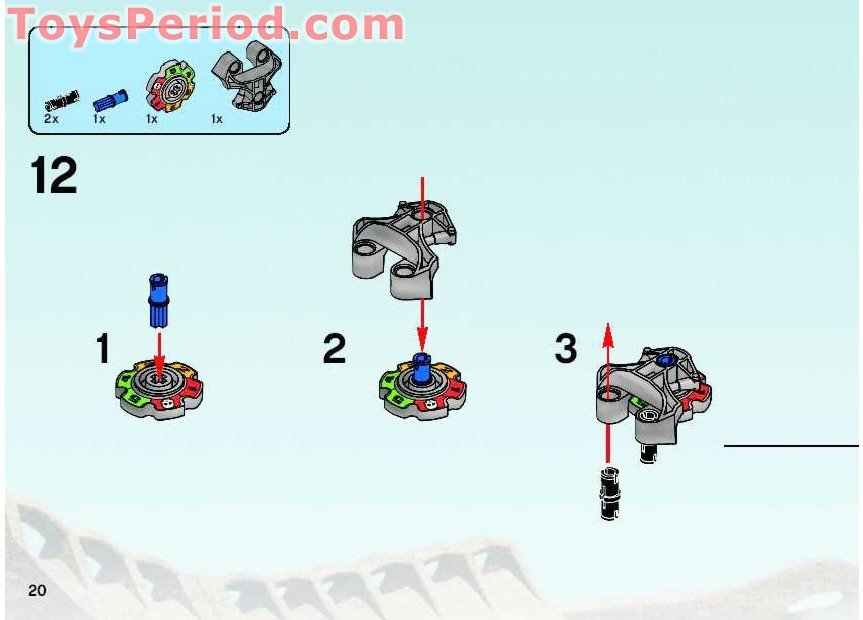 LEGO 8982 Strakk Instructions and Parts List