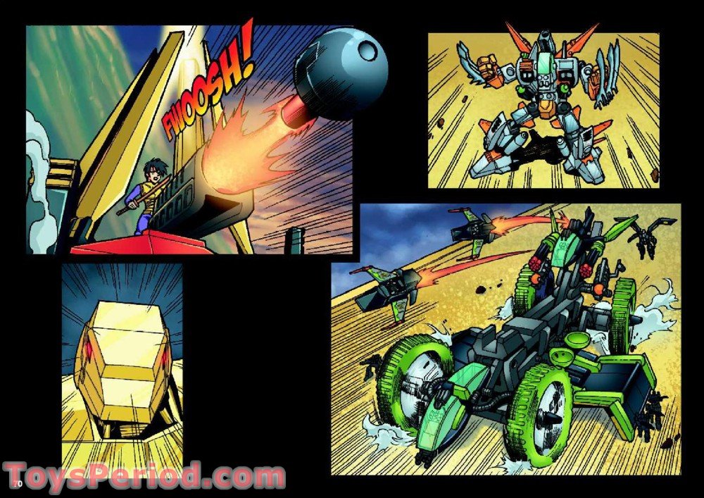 LEGO 8108 Mobile Devastator Instructions and Parts List