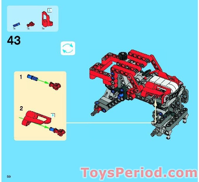 LEGO 8261 Rally Truck Instructions and Parts List