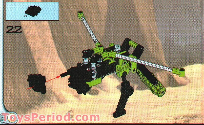 LEGO 8537 Nui-Rama Instructions and Parts List