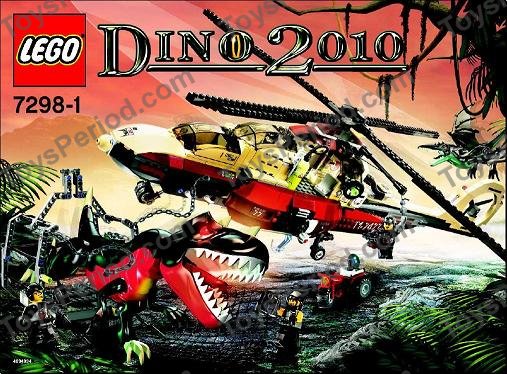 LEGO 7298 Dino Air Tracker Instructions and Parts List