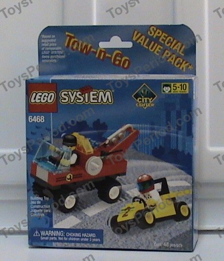 LEGO 6468 Tow and Go Value Pack Instructions and Parts List