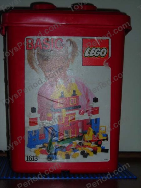 LEGO 1613 Basic Set in Bucket Parts List