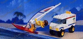 LEGO 1791 Windsurfer and Van Instructions and Parts List
