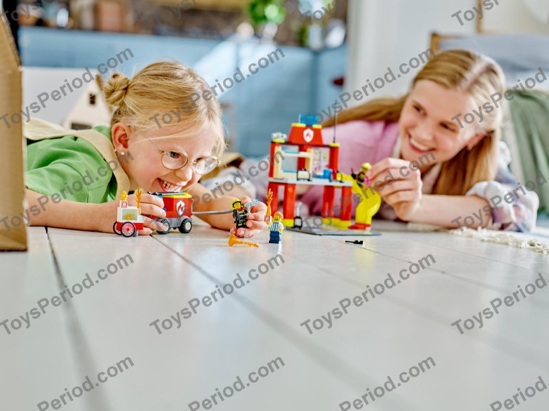 LEGO 60375 Fire Station and Fire Truck Set Parts List