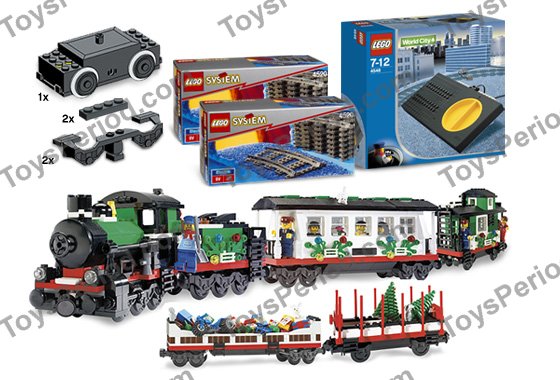 LEGO K10173 9v Holiday Train Collection Set Parts List