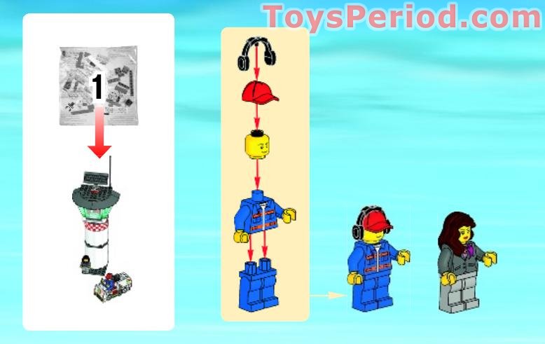 LEGO 60022 Cargo Terminal Instructions and Parts List