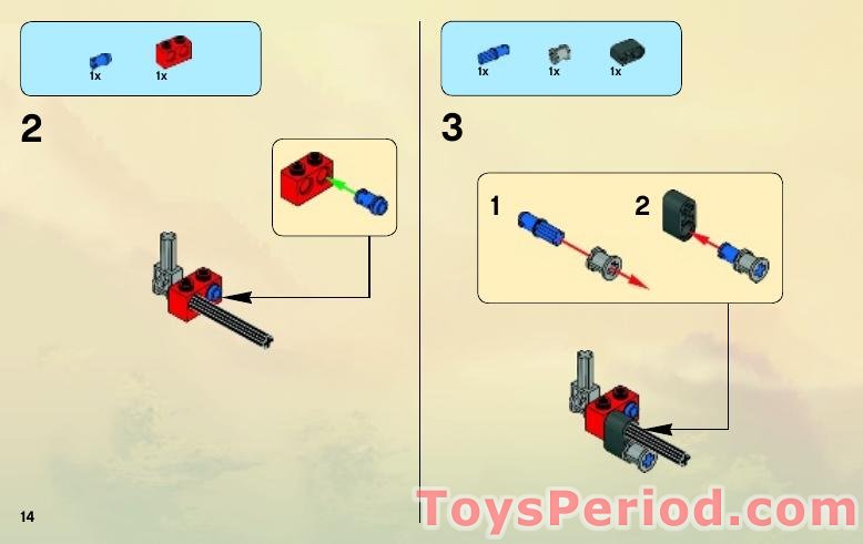 LEGO 70501 Warrior Bike Instructions and Parts List
