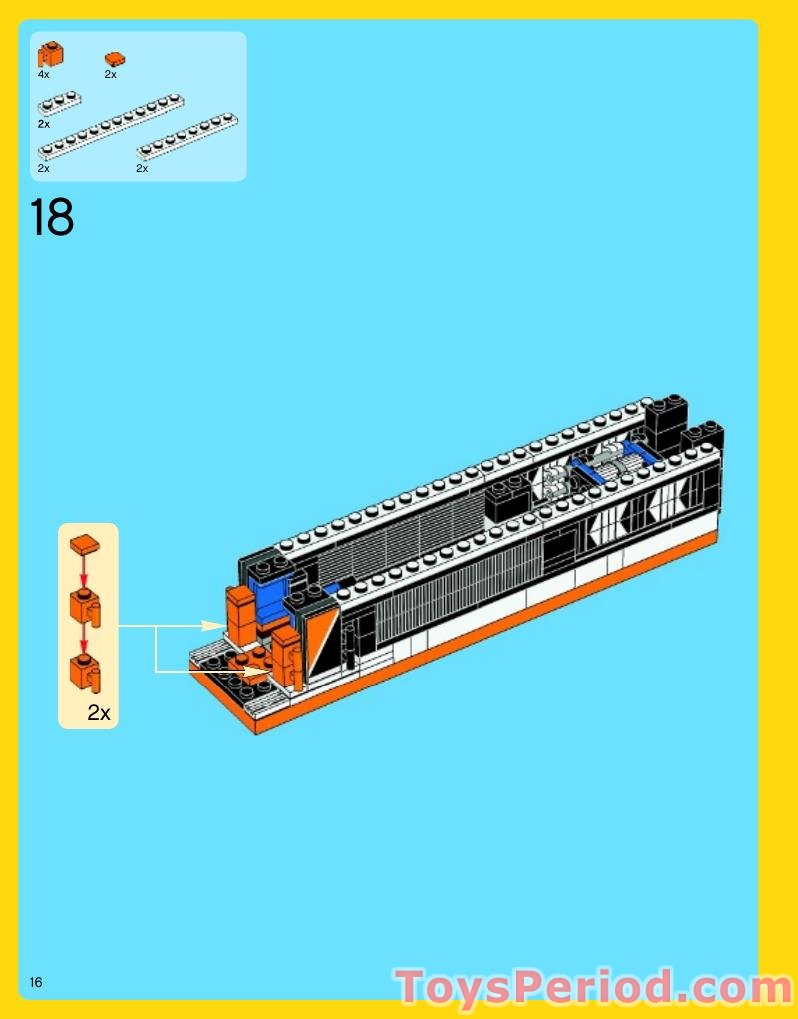 LEGO 10233 Horizon Express Instructions and Parts List